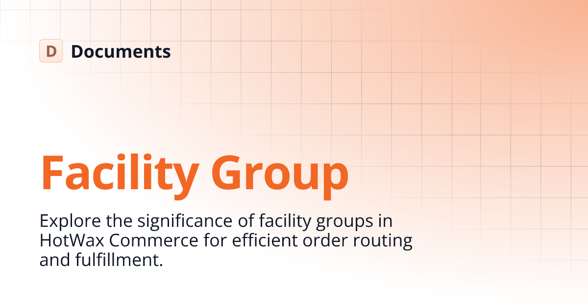 Facility Group | Documents