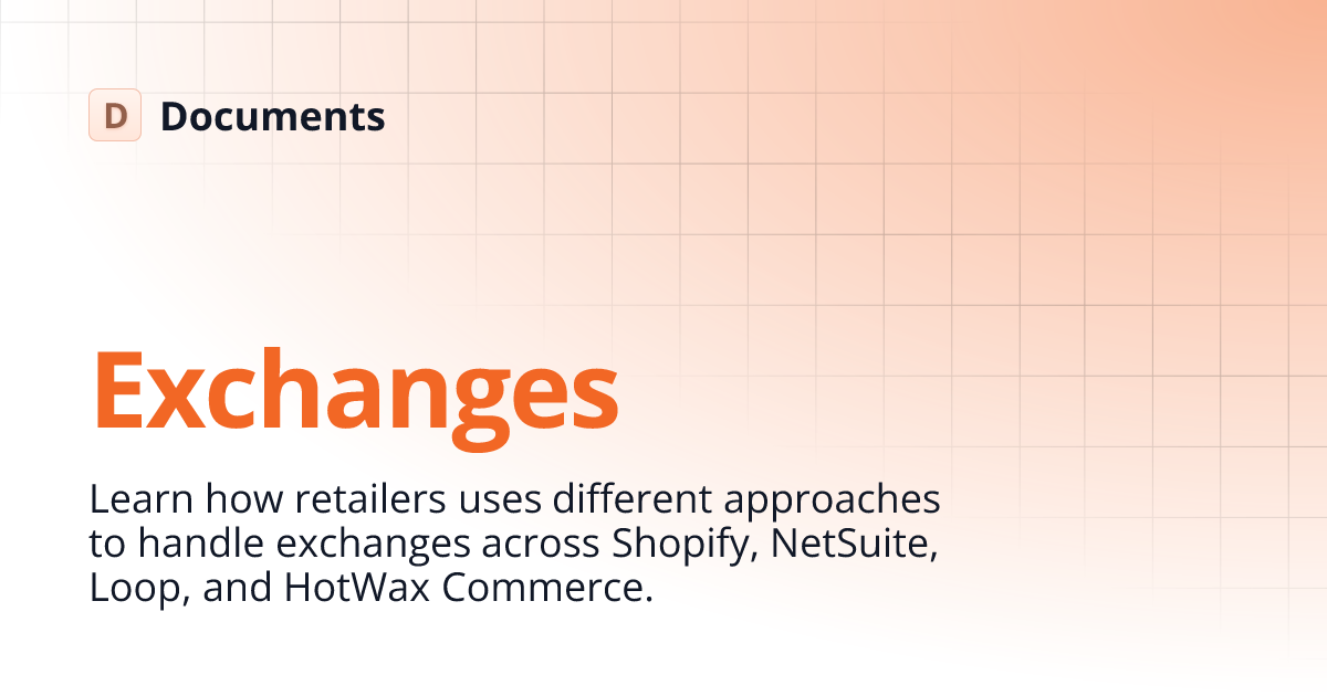 Exchanges | Documents