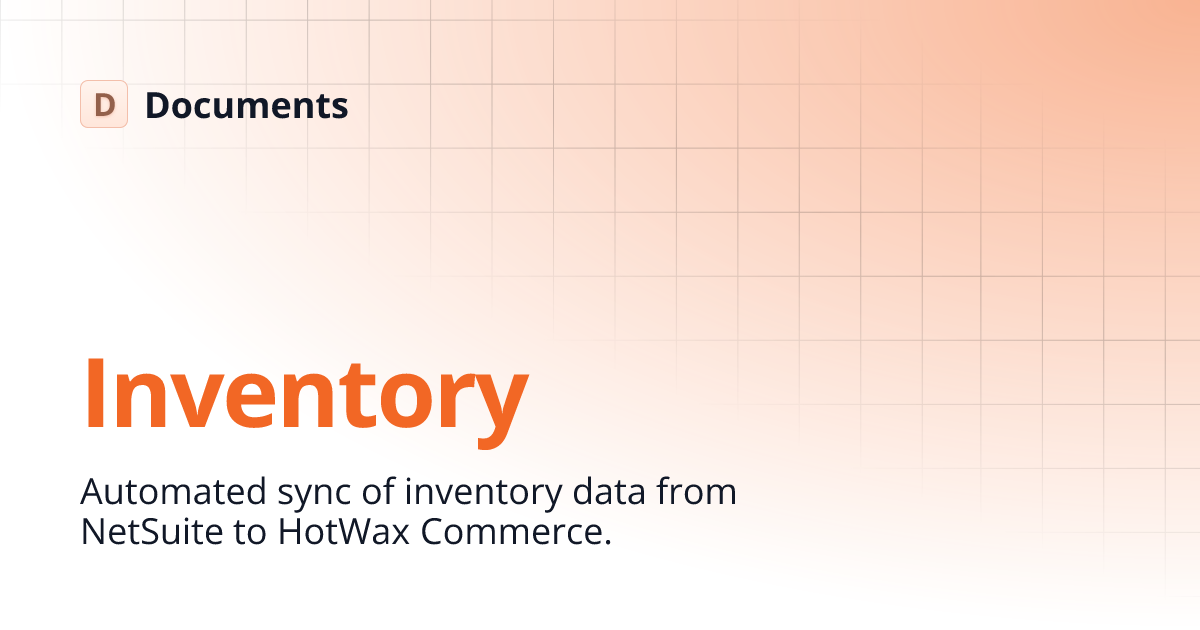 Inventory | Documents