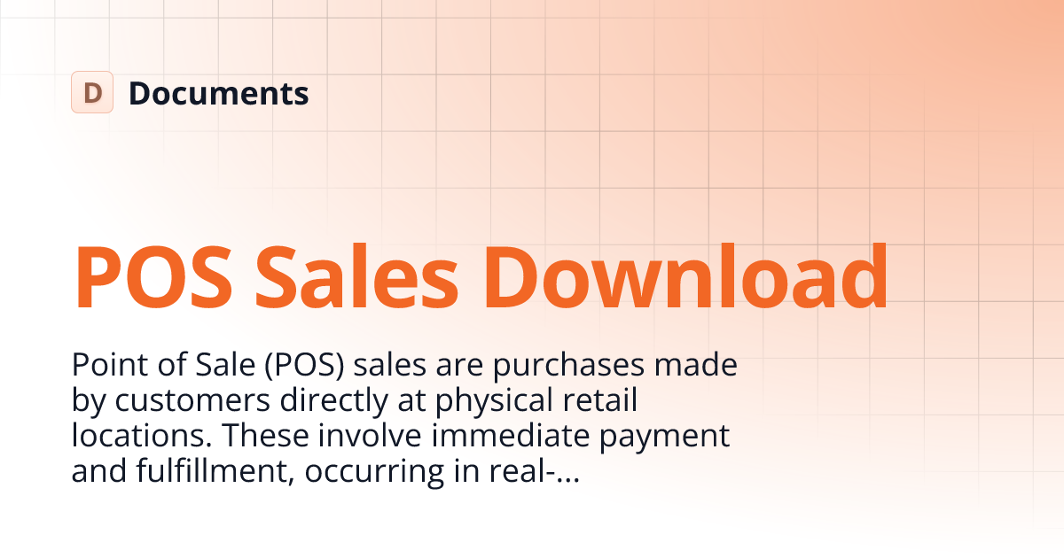 POS Sales Download | Learn Shopify | Documents