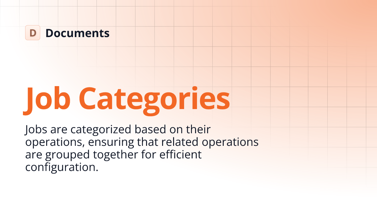 Job Categories | Documents